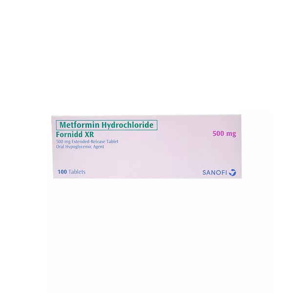 FORNIDD XR Metformin Hydrochloride 500mg Extended-Release Tablet 100's ...